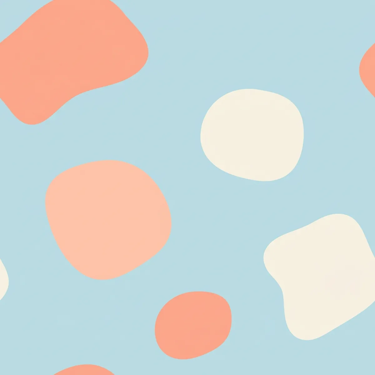 Abstract Organic Shapes Seamless Pattern - Free Download & Craft Designs