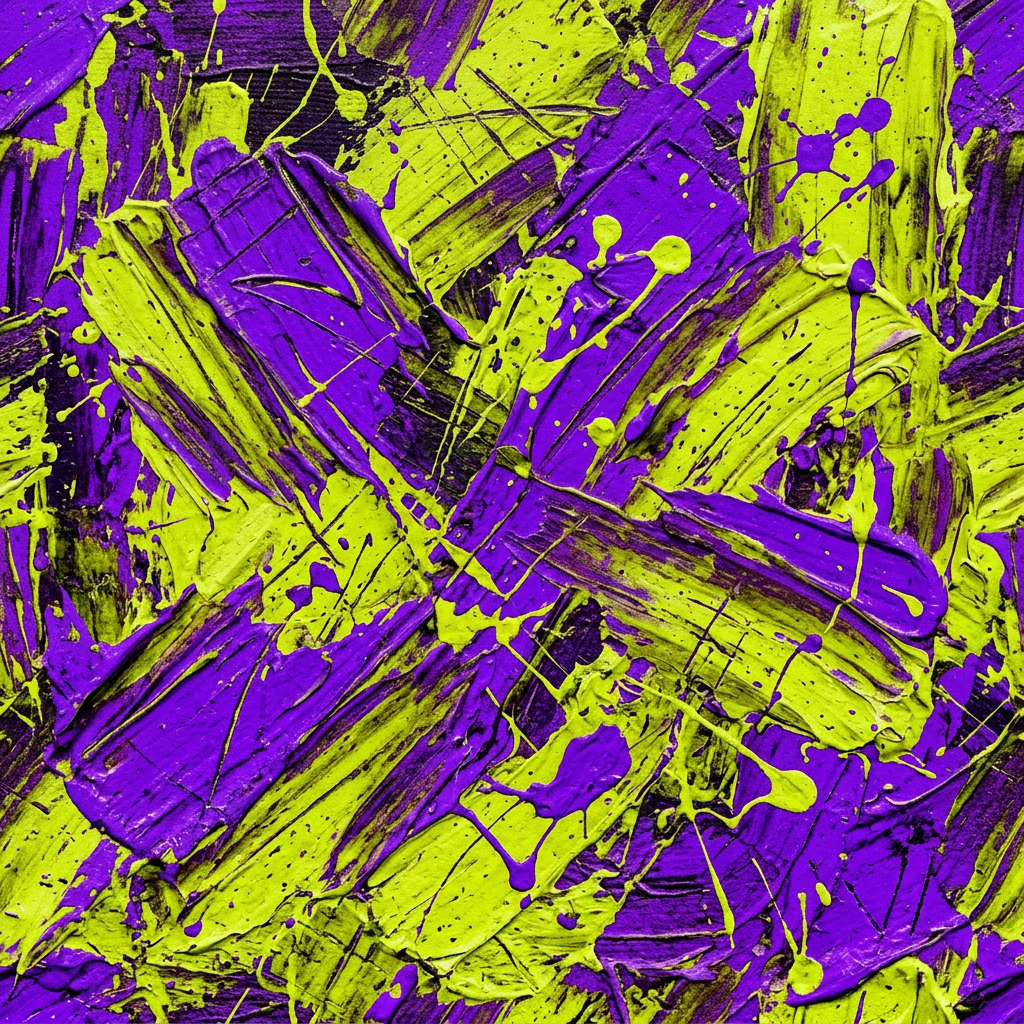 Abstract Neon Green And Purple Paint Texture Pattern - Free Download ...