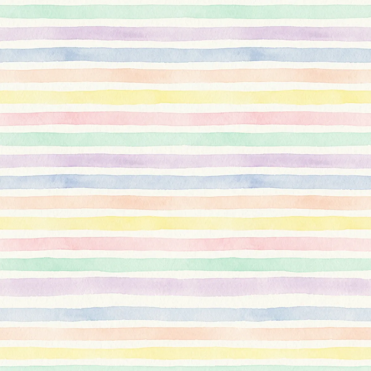 Pastel Watercolor Horizontal Striped Pattern - Free Download & Craft ...