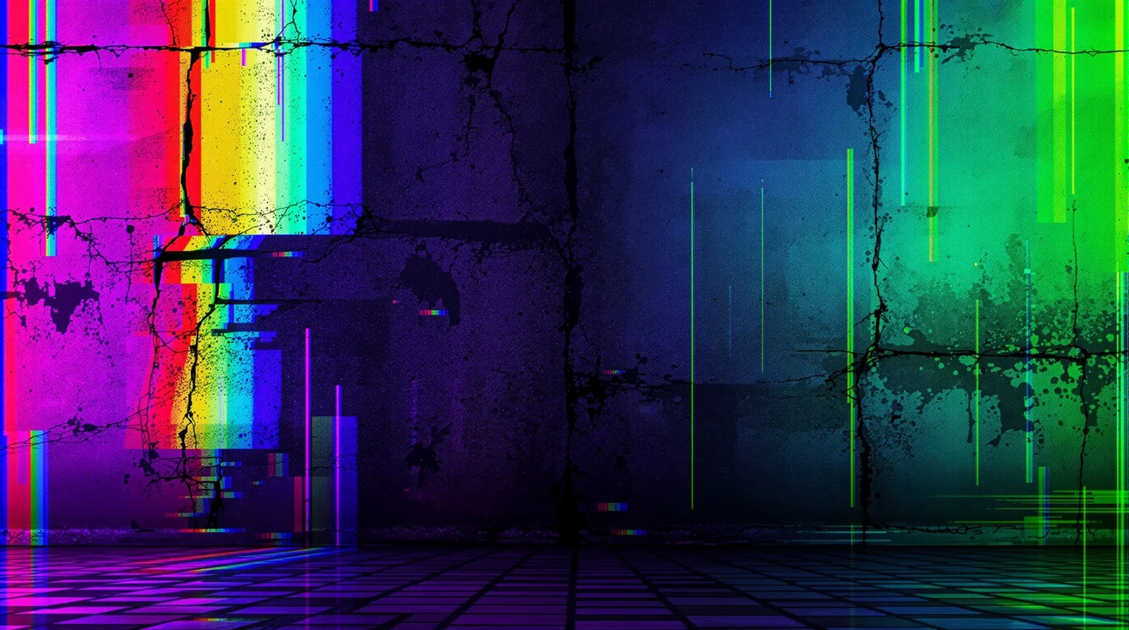 Neon-Graffiti-O - Free Download & Craft Designs