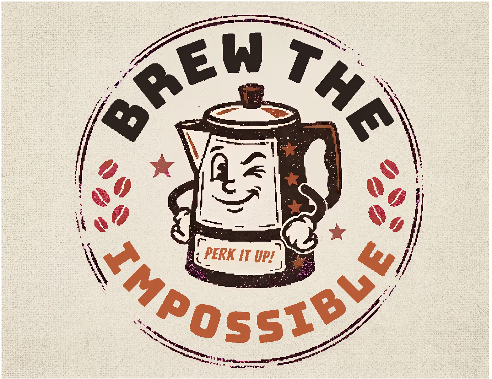 Vintage Cartoon Coffee Pot - Free Download & Craft Designs