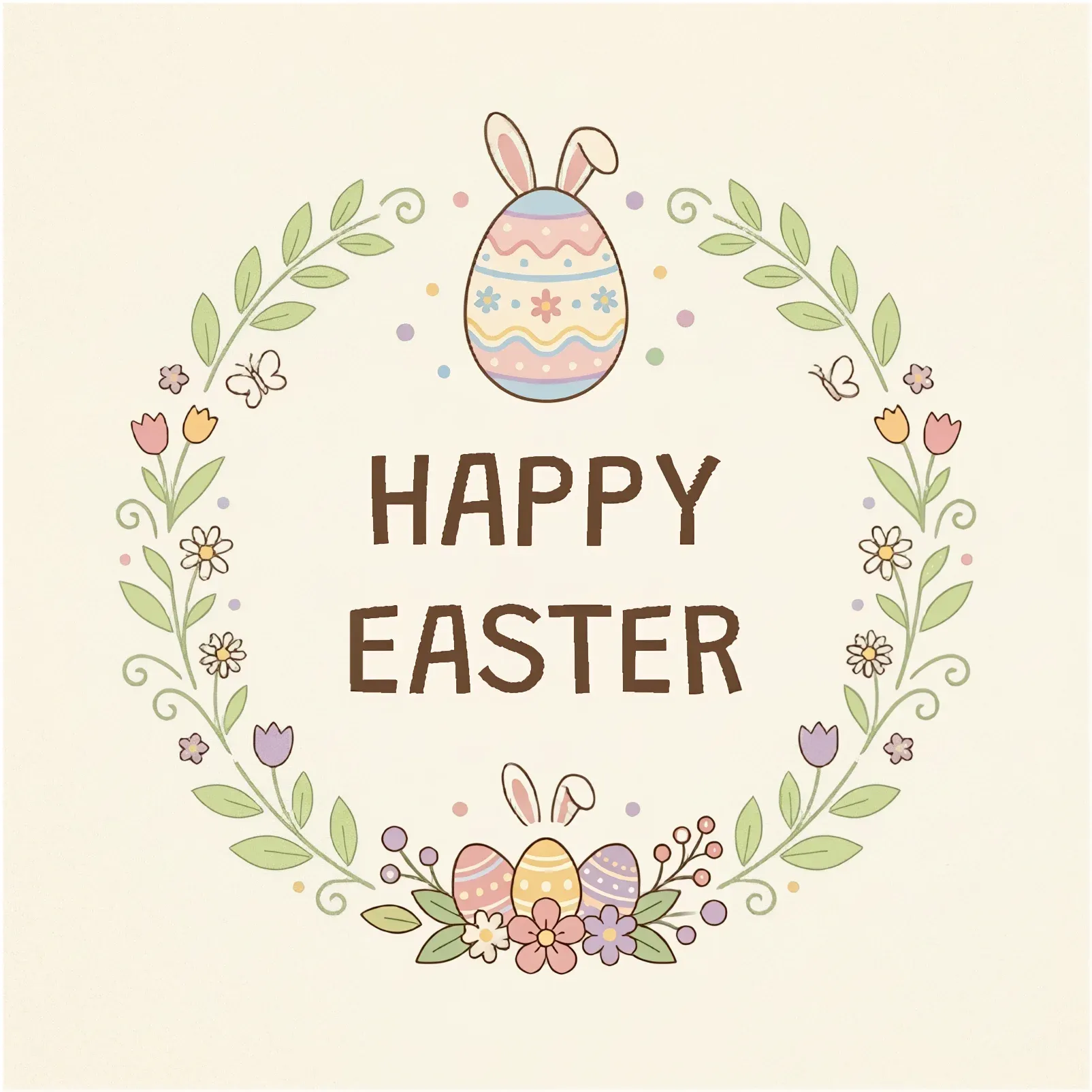 Happy Easter Rabbit Egg - Free Download & Craft Designs