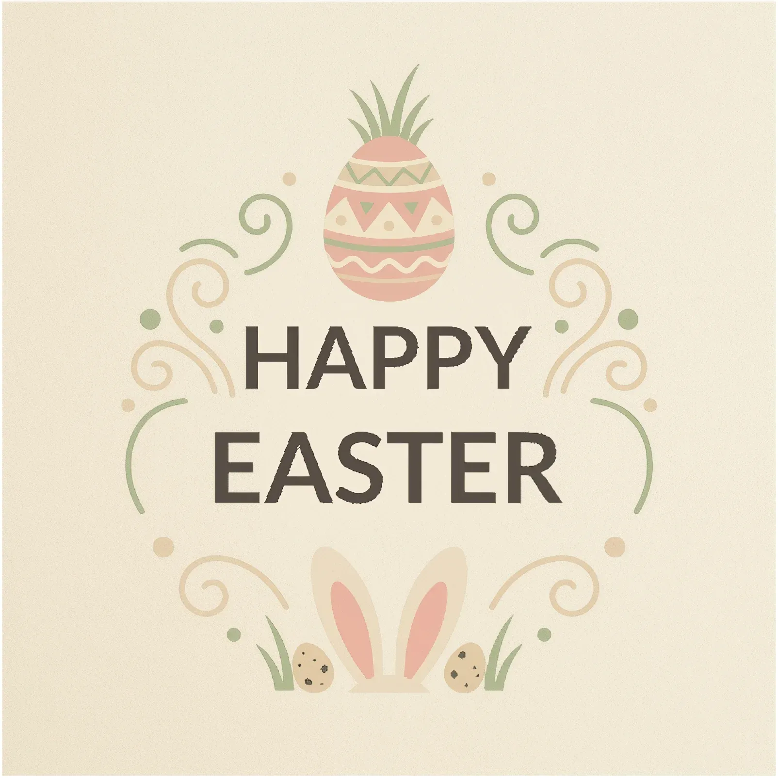 Happy Easter Rabbit Ears - Free Download & Craft Designs